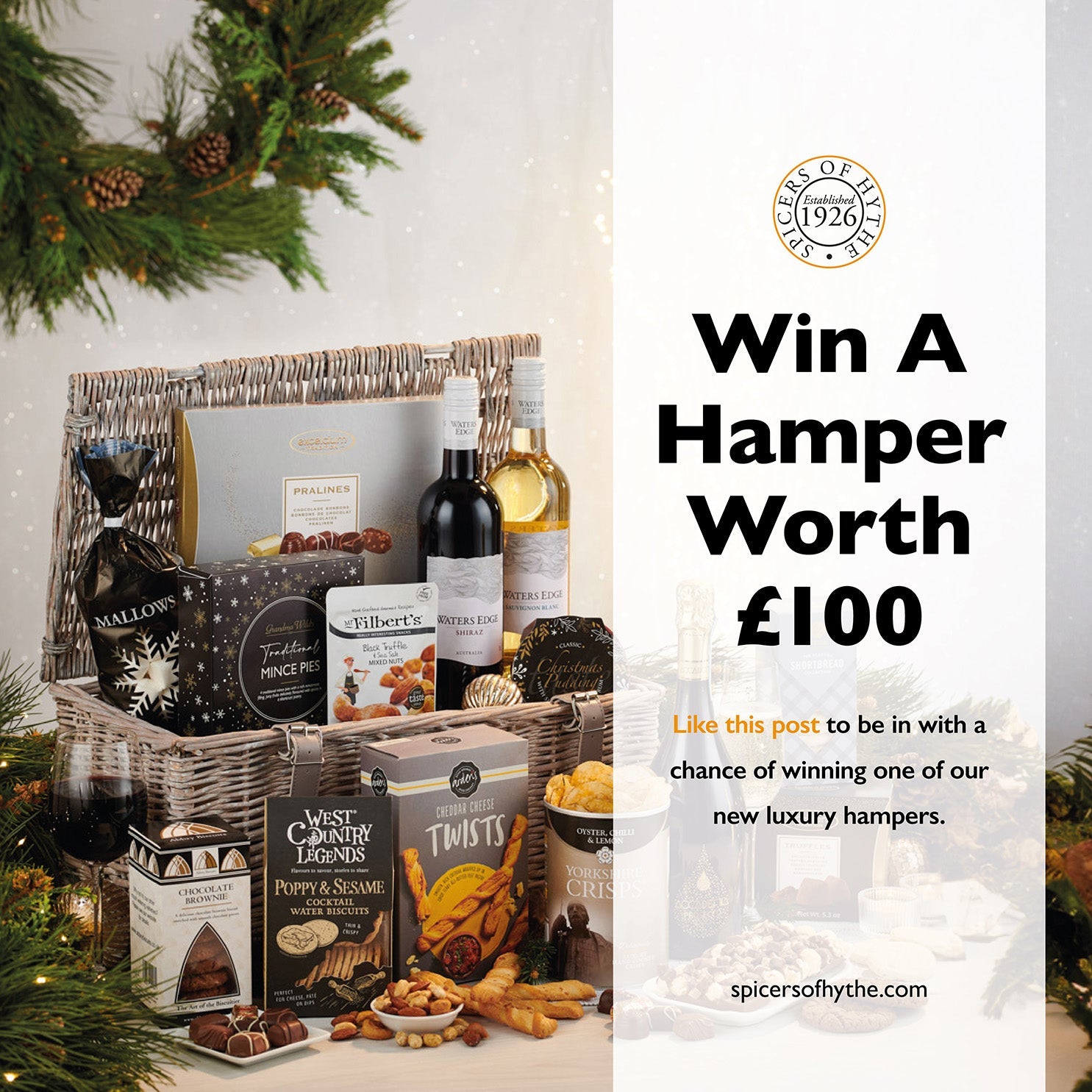 How To Enter Our £100 Hamper Competition – Spicers of Hythe